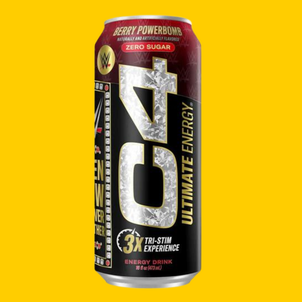 C4 ULTIMATE ENERGY™ X WWE® ENERGY DRINK ZERO SUGAR INDIVIDUAL 16 OZ CE ...