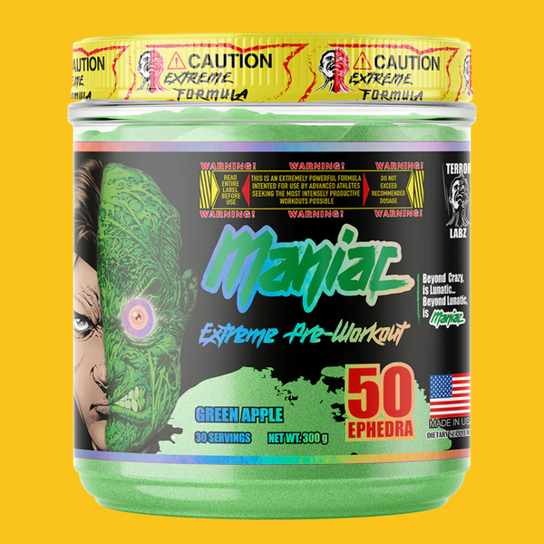 MANIAC EXTREME PRE WORKOUT 30 SERV TERROR LABZ – SDM Suplementos